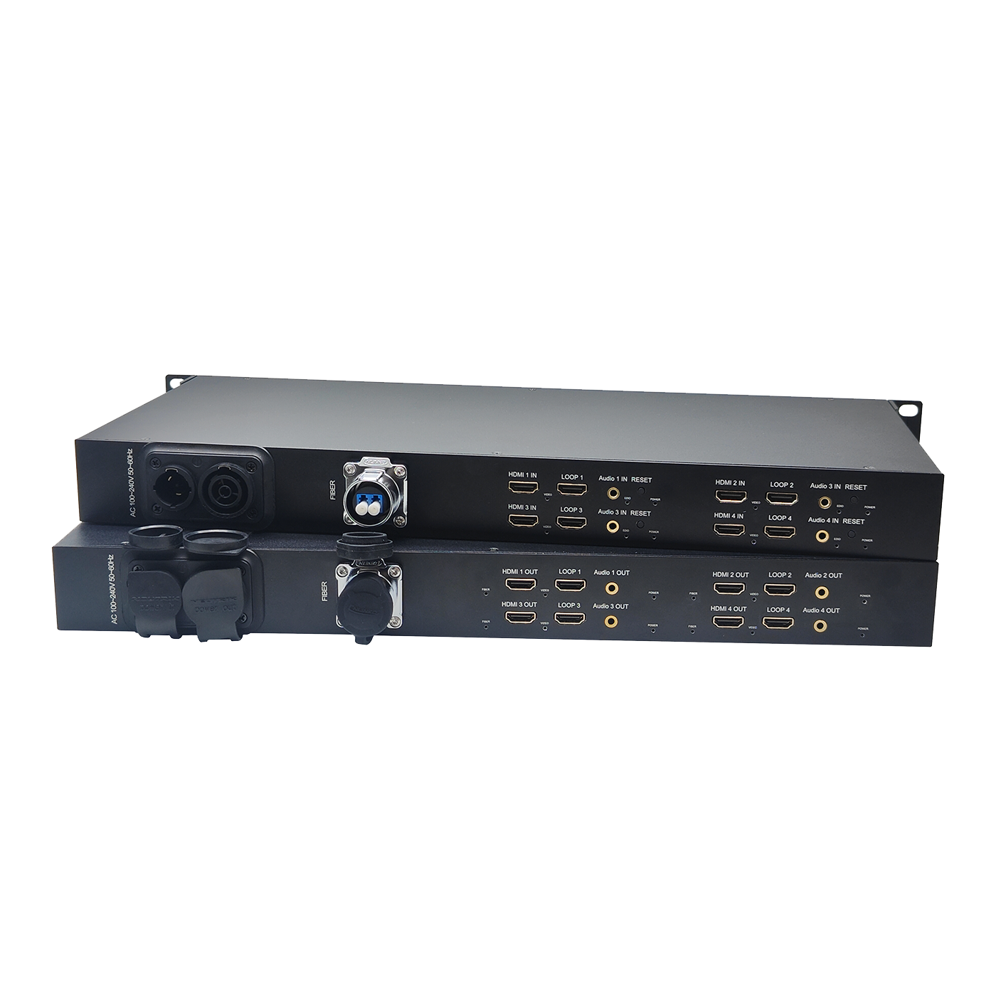 Custom-made 4 Channels Forward 4K60 HDMI Fiber Optic Converter Support ...